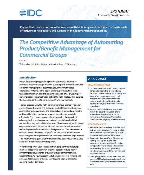 IDC Report: Scale Faster in the Commercial Group Market | Simplify ...